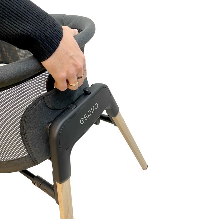 Espiro Tully Timber Black | Kołyska 3w1 Premium | TOMI