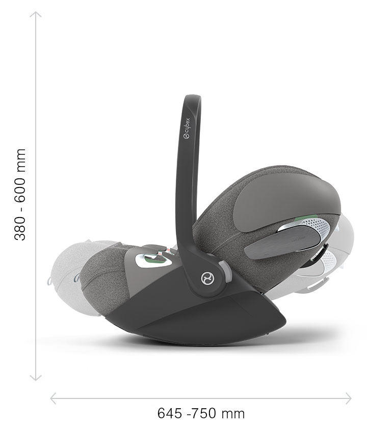 Cybex Cloud T i-Size z bazą T - rozkładany, obrotowy fotelik