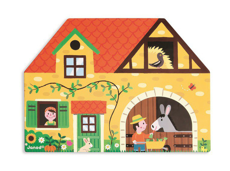 Janod Story Box Farma zestaw drewniany J08524 | TOMI.pl