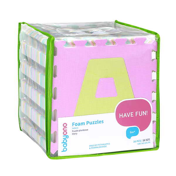 BabyOno Puzzle piankowe alfabet 26 szt 281/01 | TOMI.pl