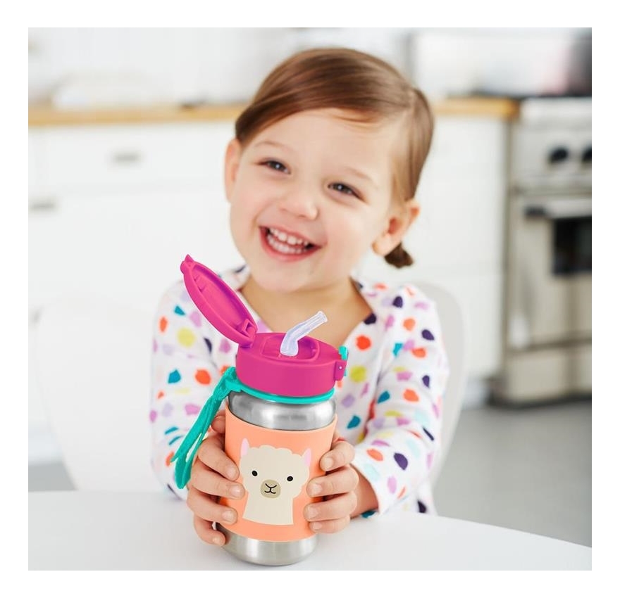 Skip Hop stalowy bidon Lama Zoo | sklep dla dzieci TOMI.pl