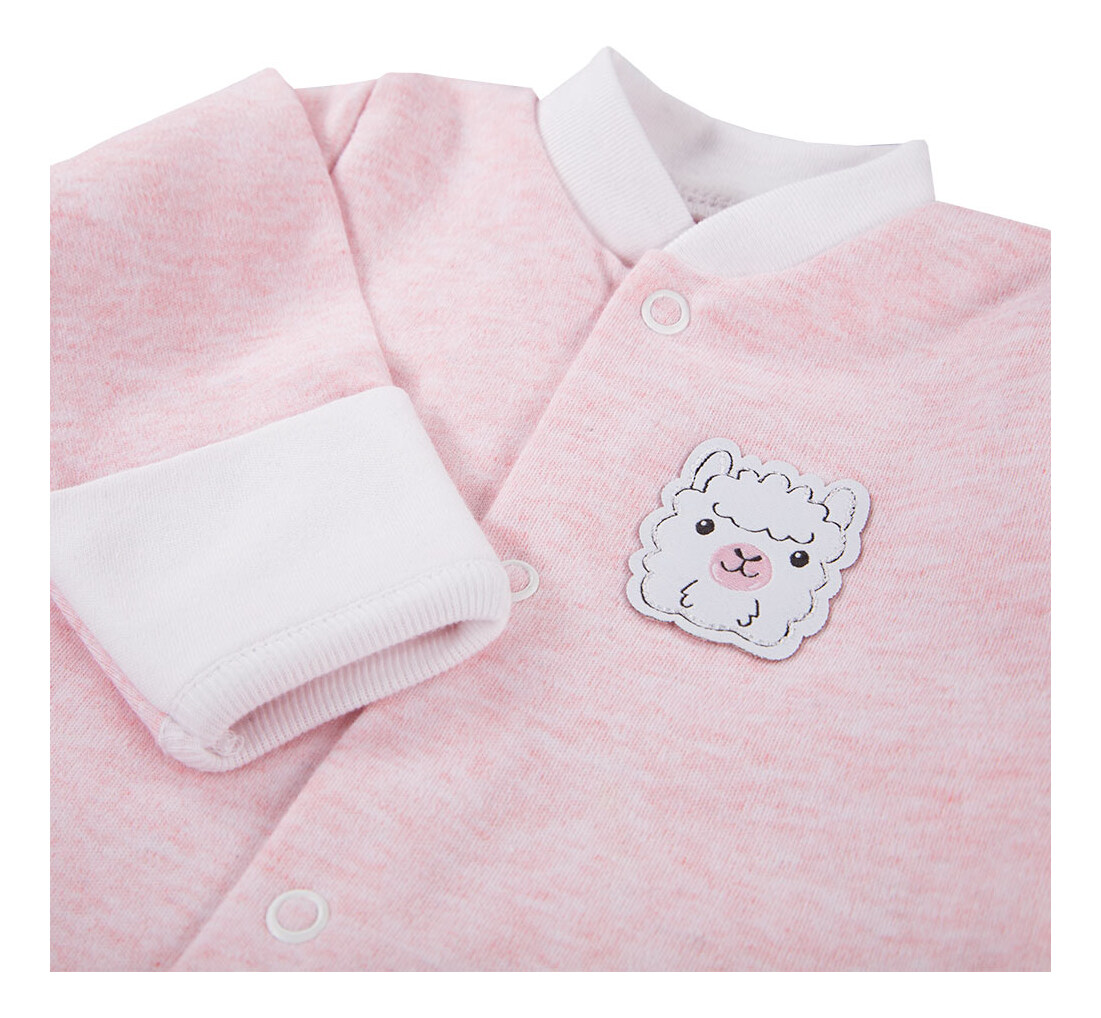 Eevi Pajac Baby Love różowy | TOMI.pl