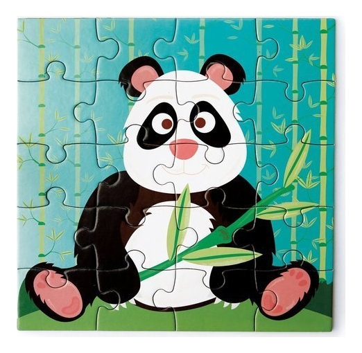 Scratch Puzzle magnetyczne - książka podróżna Panda 2 obrazki 40 elem ...