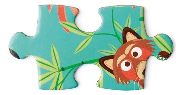 Scratch Puzzle magnetyczne - książka podróżna Panda 2 obrazki 40 elem ...