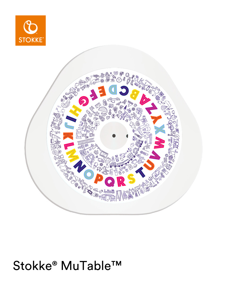 Stokke MuTable DISKcover plansza do nauki i zabawy Letters & Numbers ...