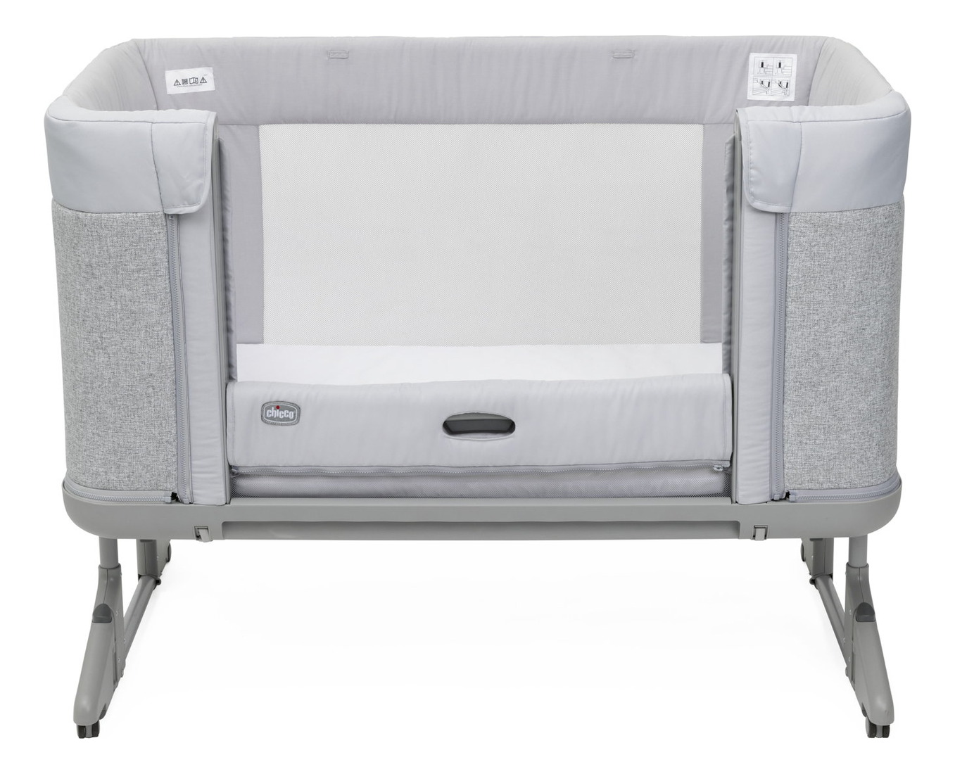 Chicco łóżeczko Next2me Forever Ash Grey | TOMI.pl