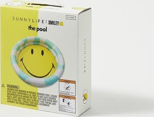 Sunnylife dmuchany basen Smiley | TOMI.pl