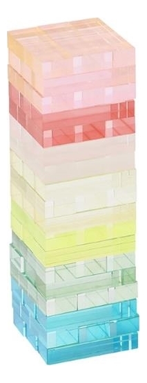 Sunnylife Jenga Lucite Mini Aurora | TOMI.pl