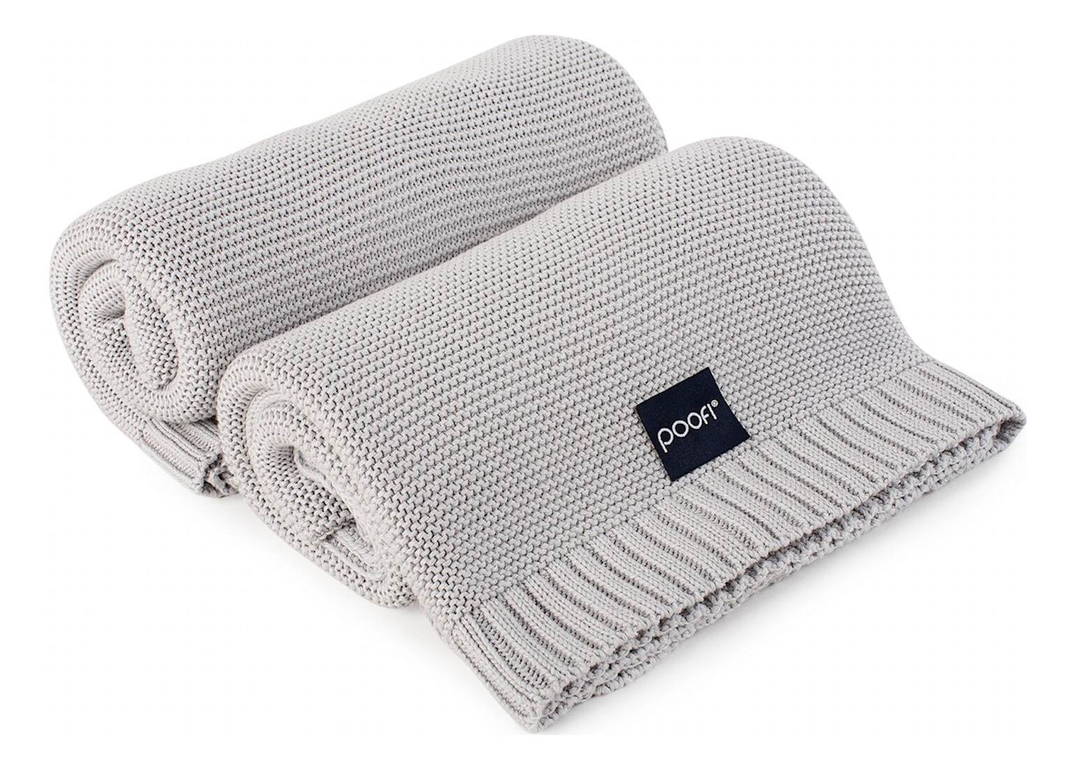 Poofi Kocyk bambusowy Pure jasny szary | sklep dla dzieci TOMI.pl