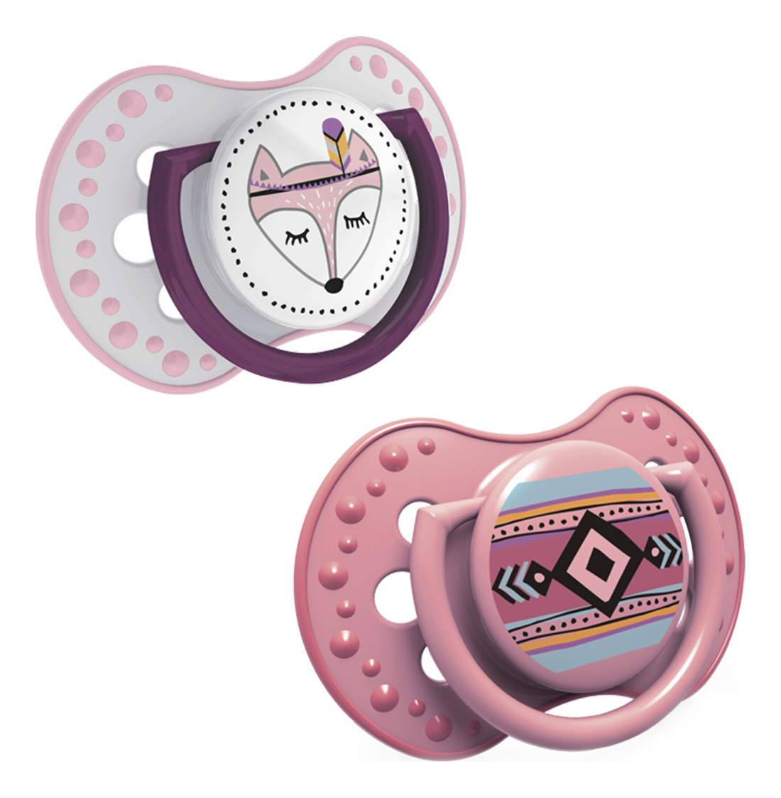 Lovi smoczek silikonowy dynamiczny 18m+ 2szt. Jungle Vibes Boy | TOMI.pl