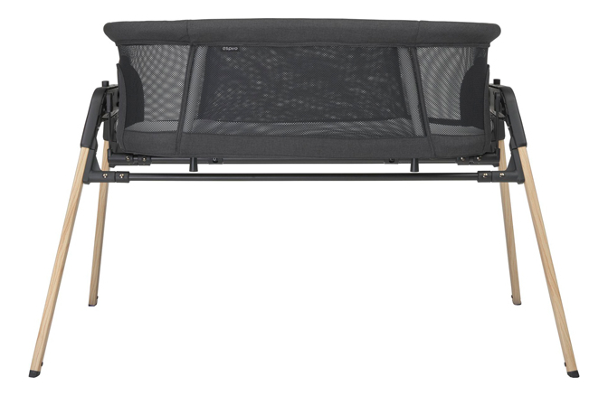 Espiro Tully Timber Black | Kołyska 3w1 Premium | TOMI