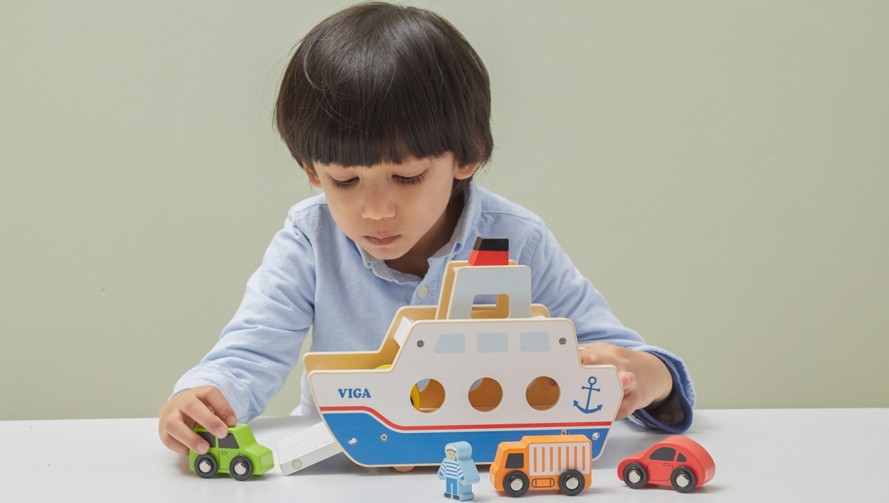 Viga drewniany prom samochodowy | TOMI.pl