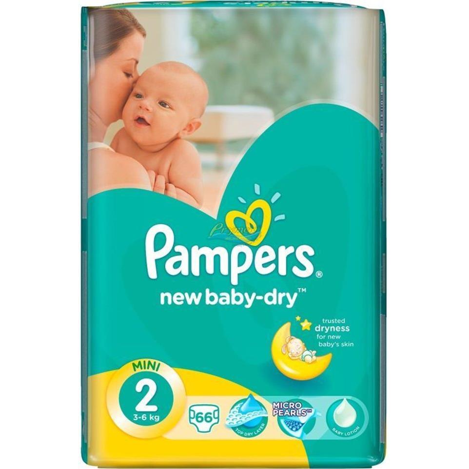 Pampers mini 3-6 kg 66 szt. | TOMI.pl