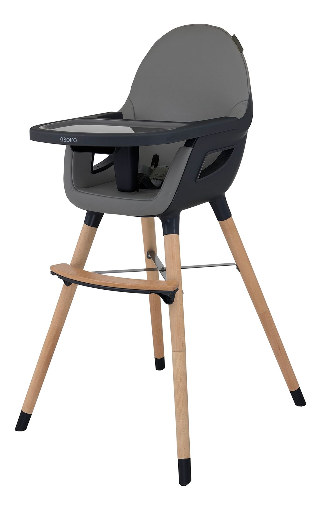 Espiro Yuko 17 Timber Graphite - krzesełko do karmienia | TOMI.pl