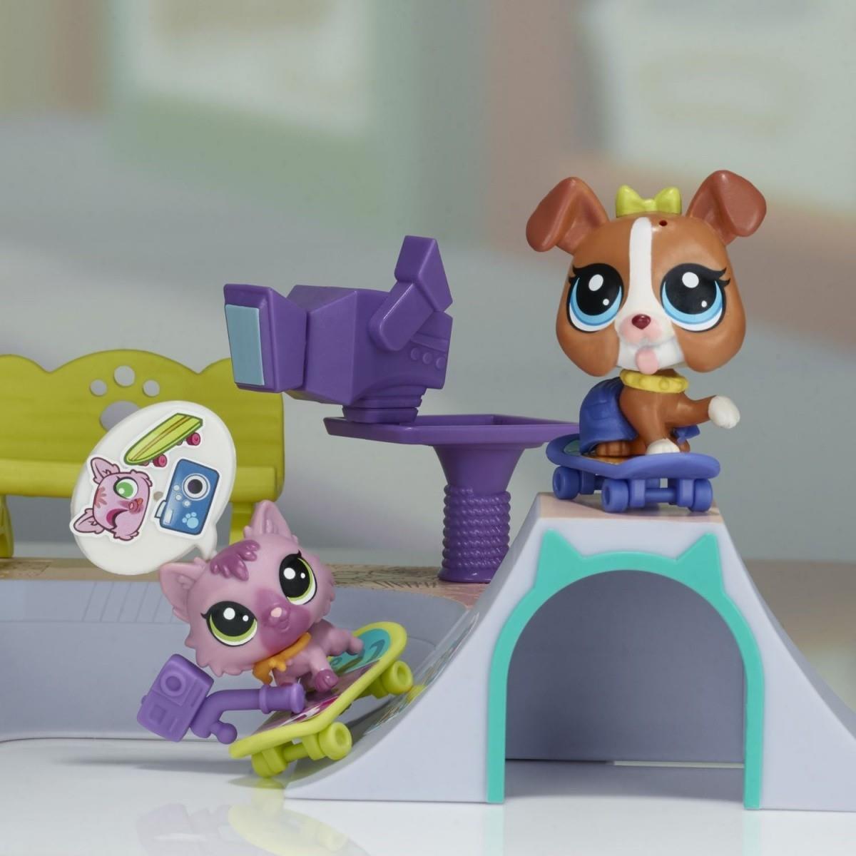 Littlest Pet Shop Mini Zestawy Skate park | TOMI.pl