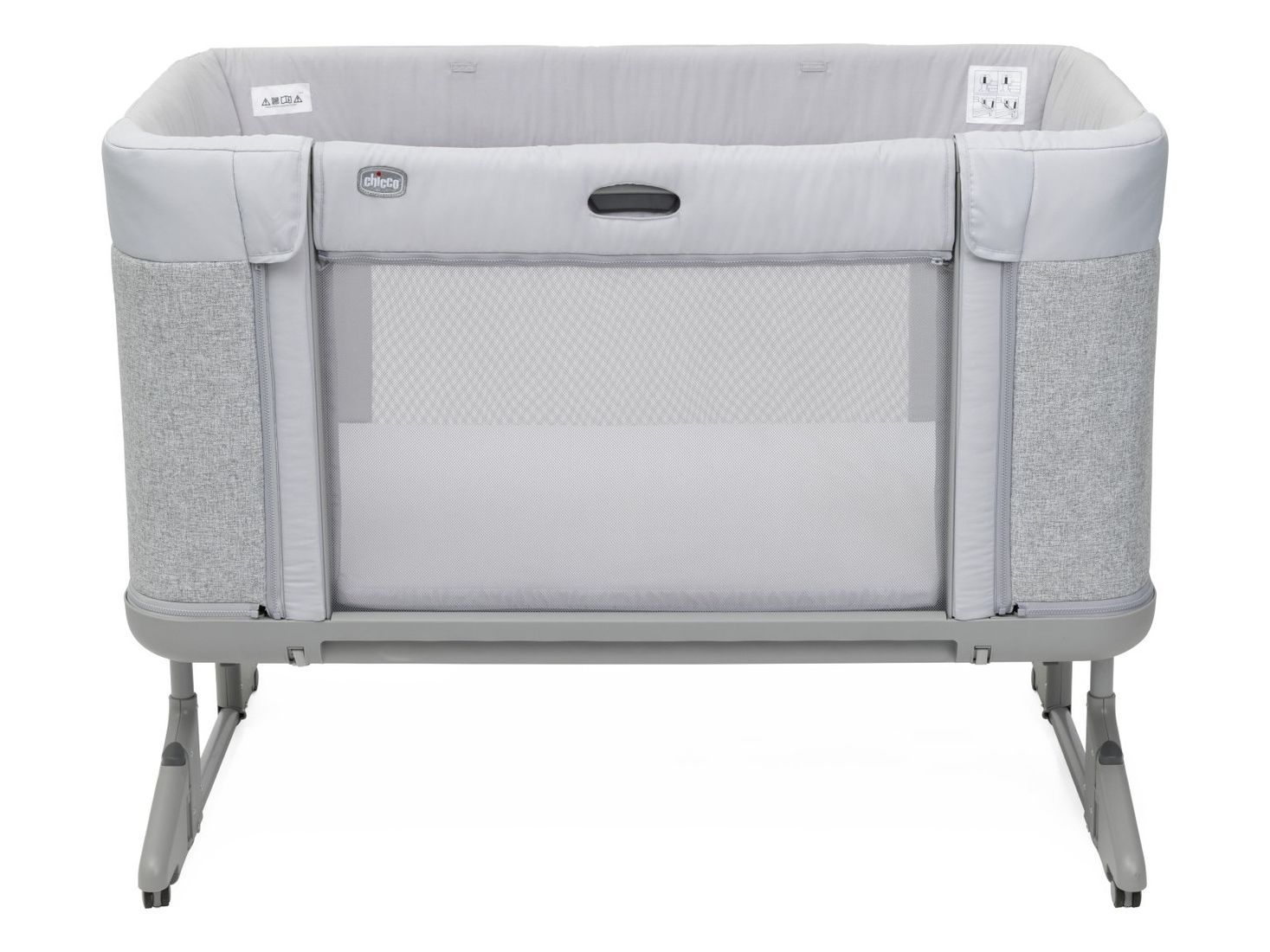 Chicco łóżeczko Next2me Forever Ash Grey | TOMI.pl